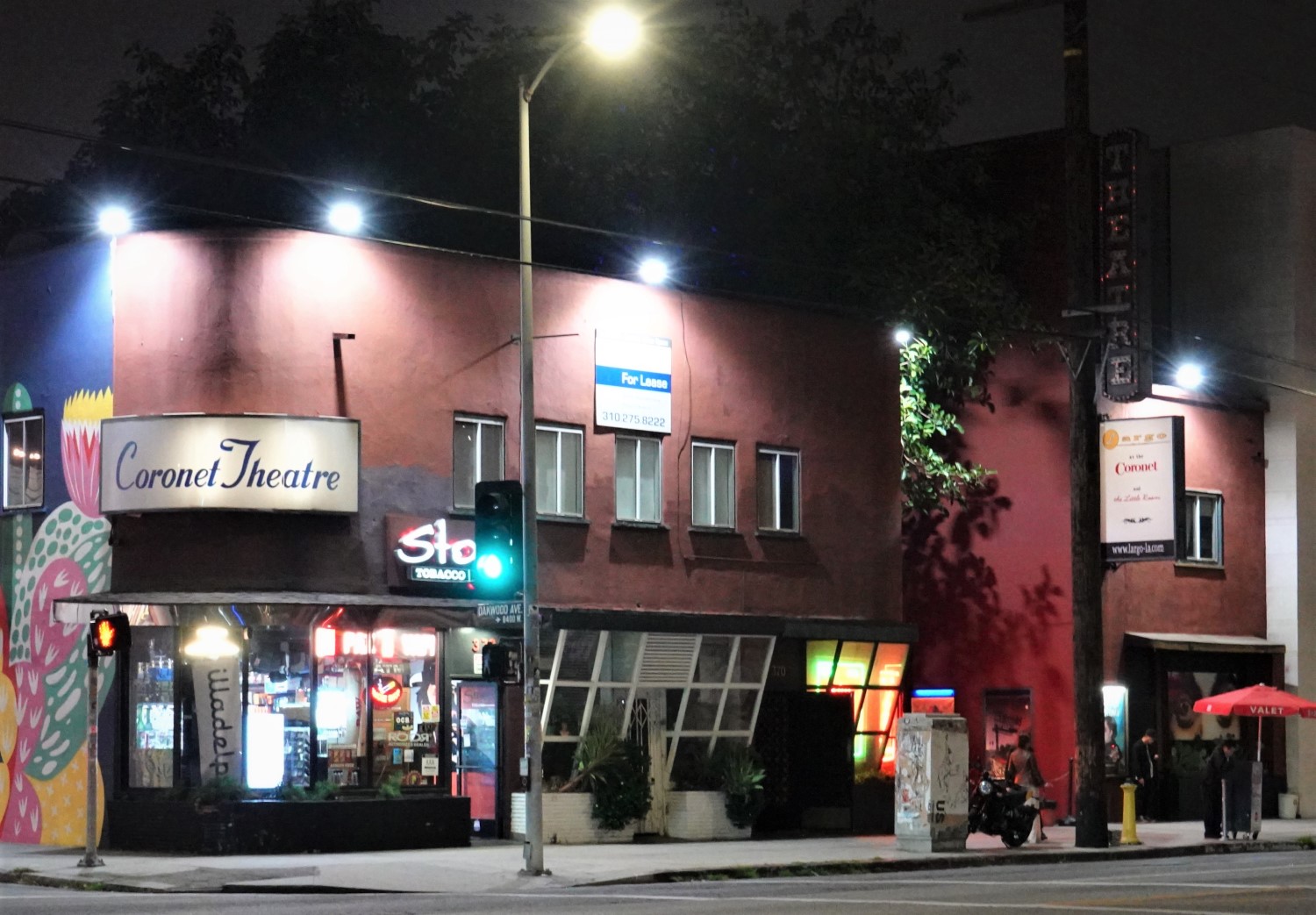 Largo at the Coronet Exterior – You Make My World Rock